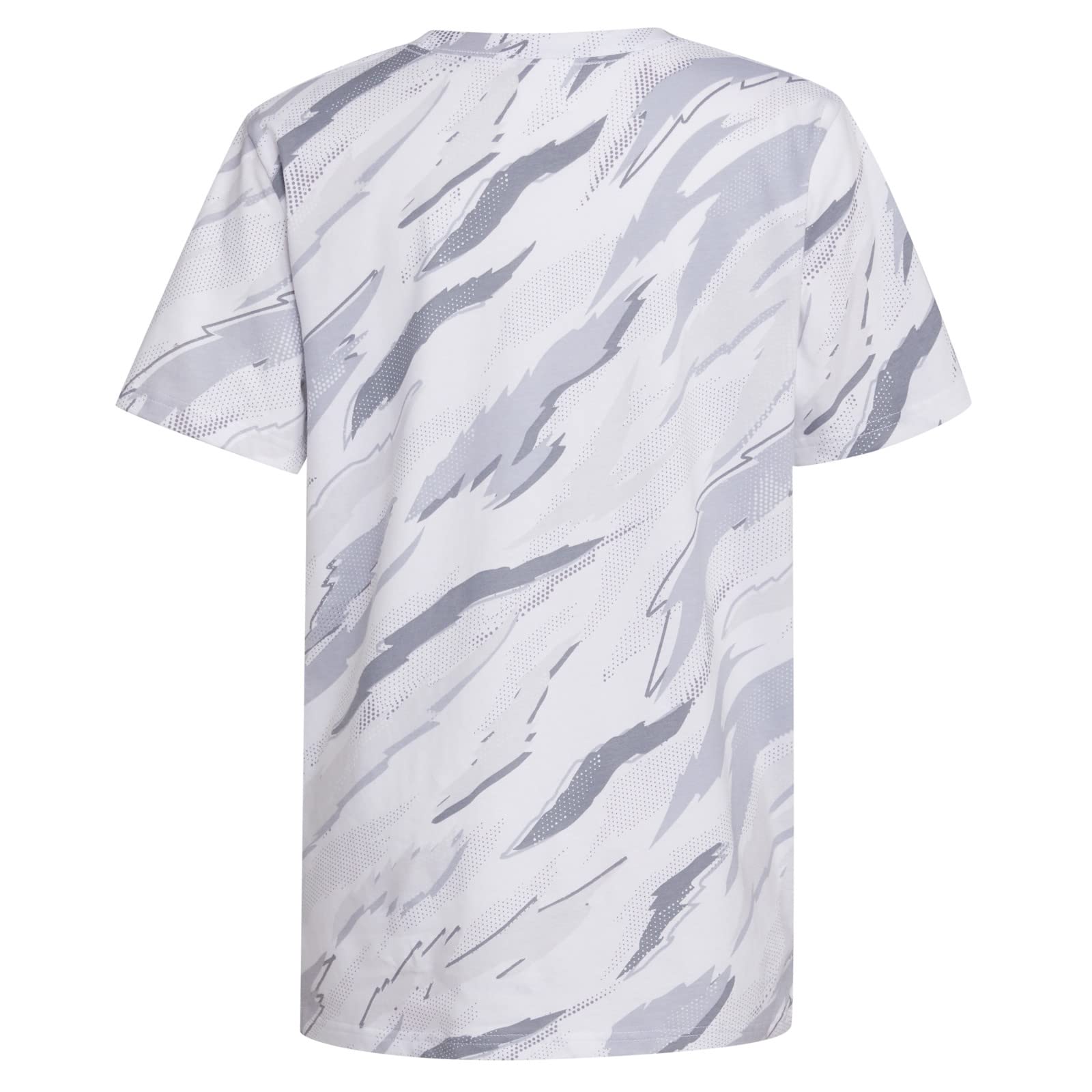 adidas boys Short Sleeve Tiger Camo All Over Print Tee T Shirt, Black, Medium US