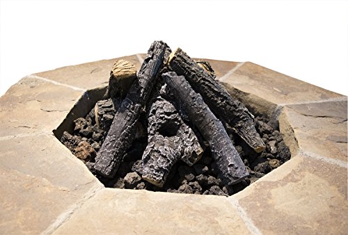 Black Lava Rocks for Fire Pit, 1 Cu Ft, (35 to 40 pounds). Naturally Formed Volcanic Rock Mined in the USA. Varies In Size From 1/2" to 1 1/2"