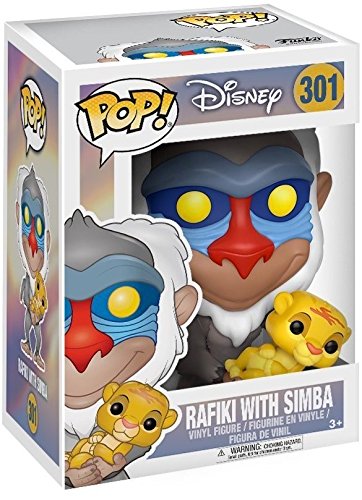 Disney: The Lion King - Rafiki with Simba Funko Pop! Vinyl Figure (Bundled with Compatible Box Protector Case), Multicolored, 3.75 inches