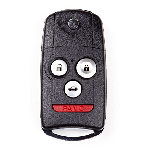 AKS Keys Compatible with Acura MDX Flip Keyless Entry Remote Car Key Fob N5F0602A1A