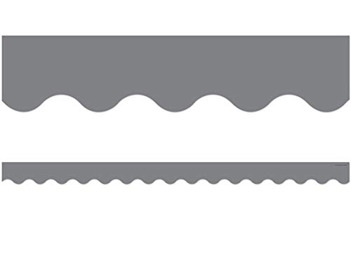 Teacher Created Resources (3574) Gray Scalloped Border Trim