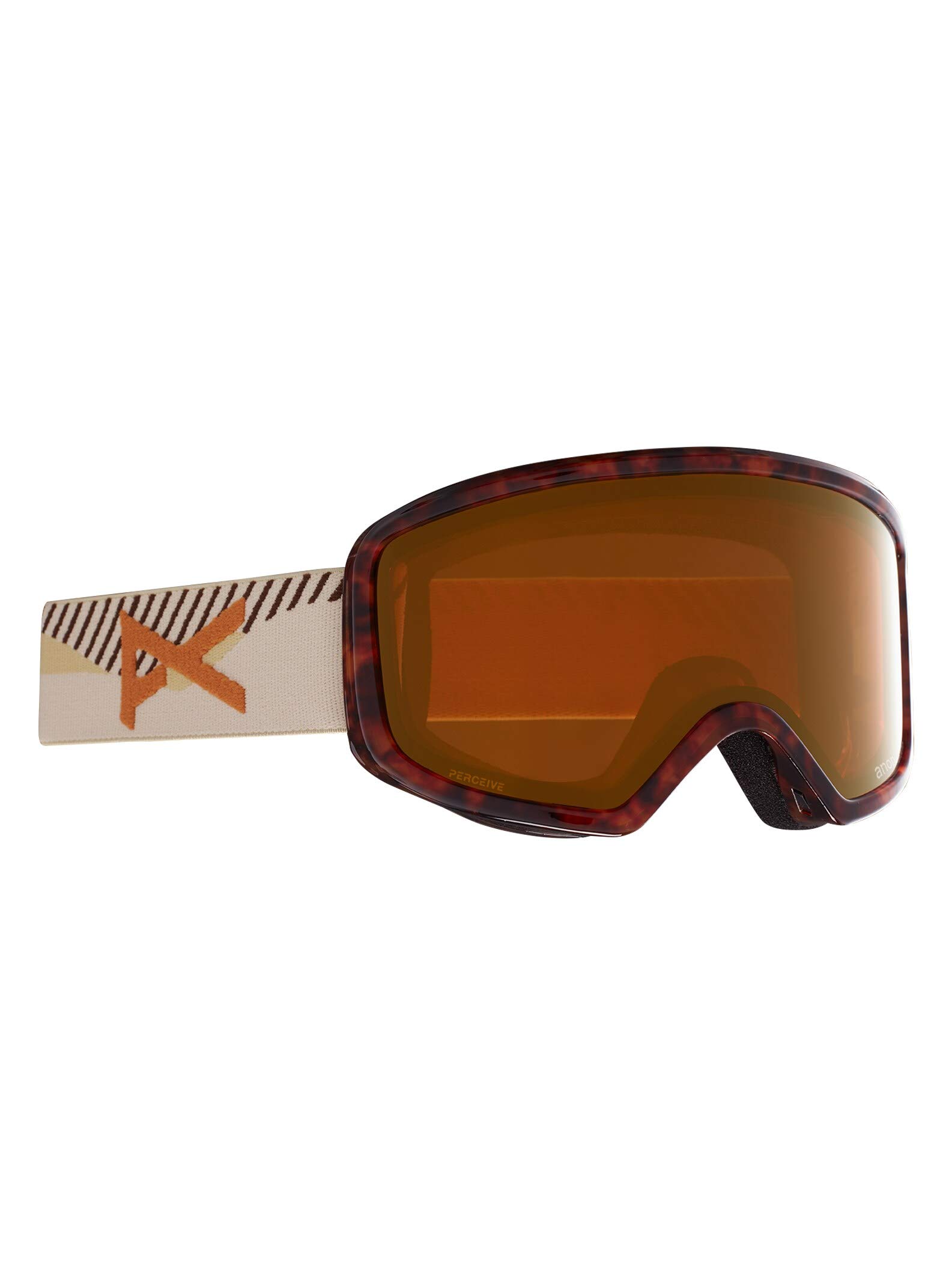 Anon Women's Deringer Goggle with Spare Lens and MFI Face Mask, Tort3 / Perceive Sunny Bronze