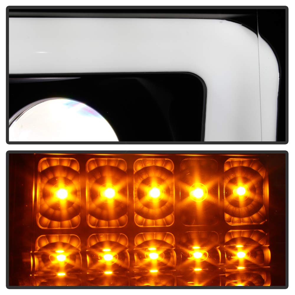 ACANII - For [HID/Xenon Model] 2013-2014 Ford F150 Truck LED Signal Built-In Low/High LED Projector Headlights Headlamps