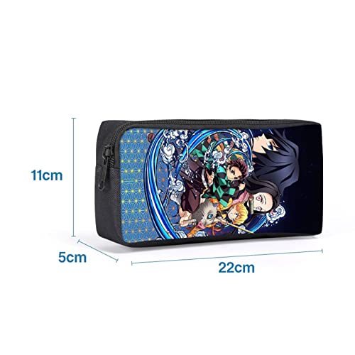 Anime Backpack Unisex 3D Printed Novelty Backpack Lunch Bag Pencil Case 3 Piece Backpack Set Travel Bag Daily Backpack A4-One Size