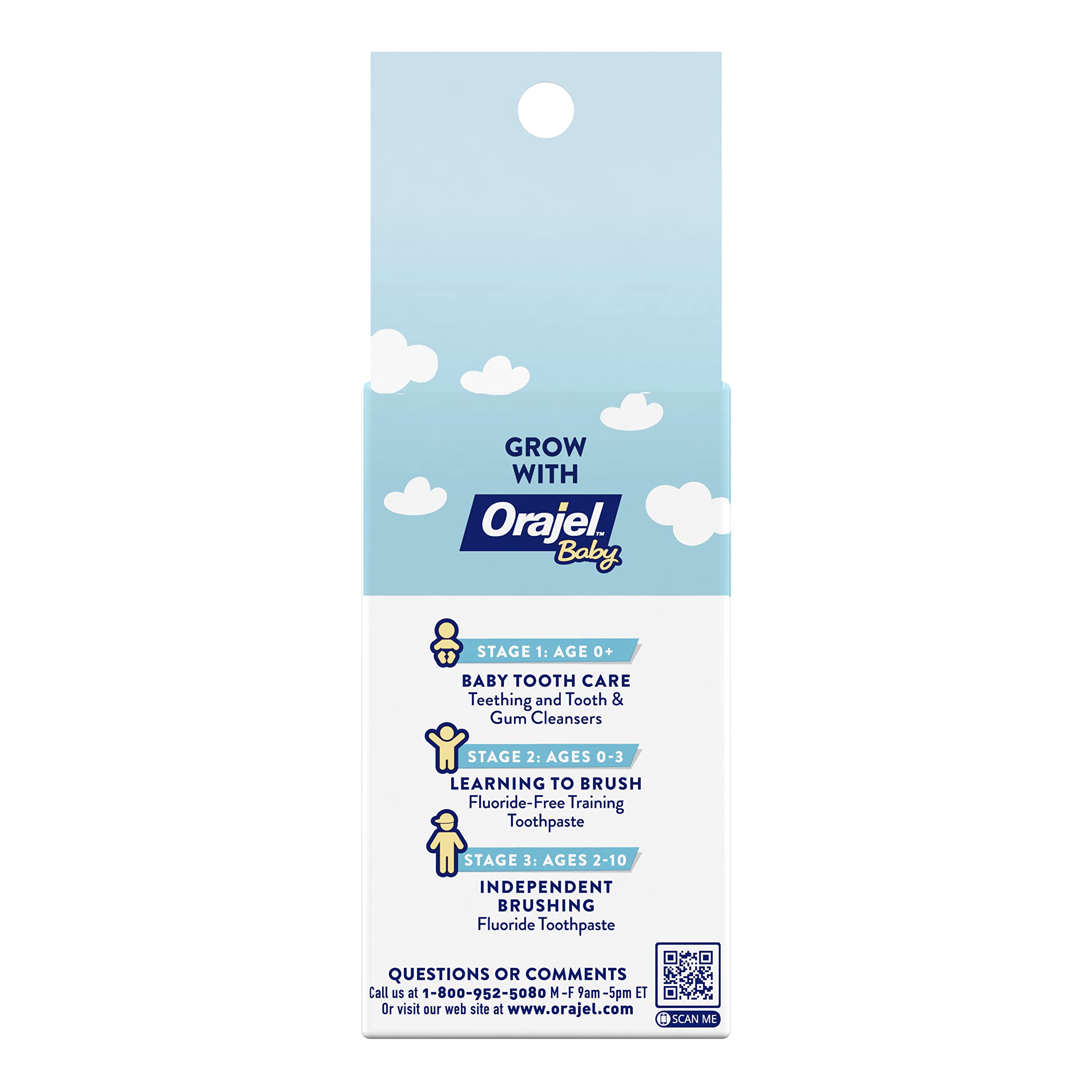 Orajel Baby Cooling Tablets for Teething with Vitamin D, 100 Quick Dissolve Tablets,White
