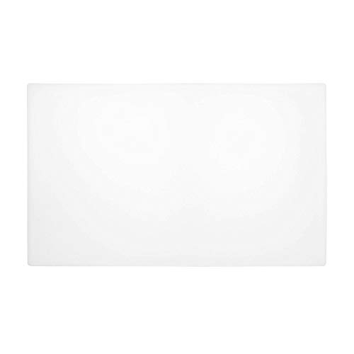 Thirteen Chefs Plastic Cutting Board - Large Commercial Chopping Boards - White, 30 x 18 Inch