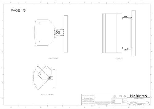 JBL Professional EON700 Series Universal Yoke Mount