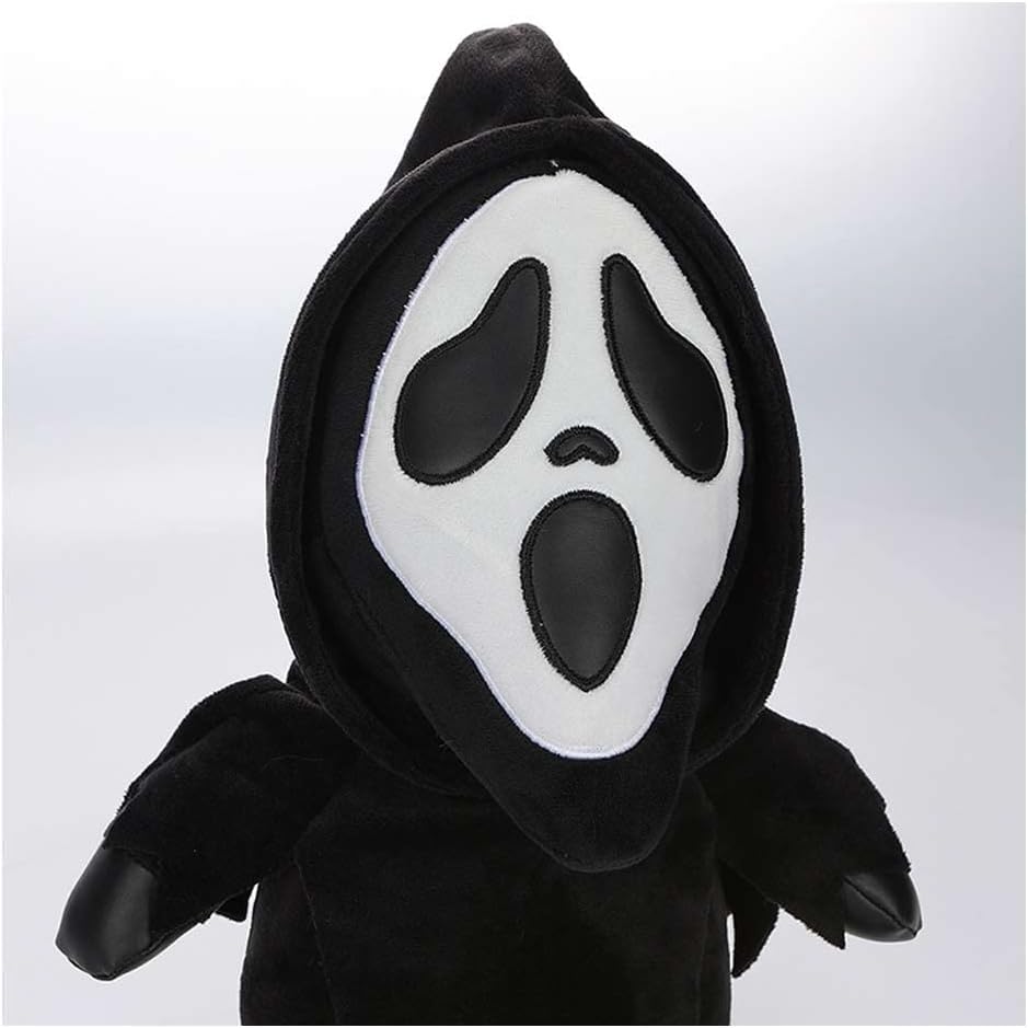 Ghostface Plush 11.8 Screaming Ghostface Plush Toy Scary Ghost Stuffed Plush Halloween Horror Killers Ghostface Plushies Doll Reaper Stuffed Animal Gift for Kids