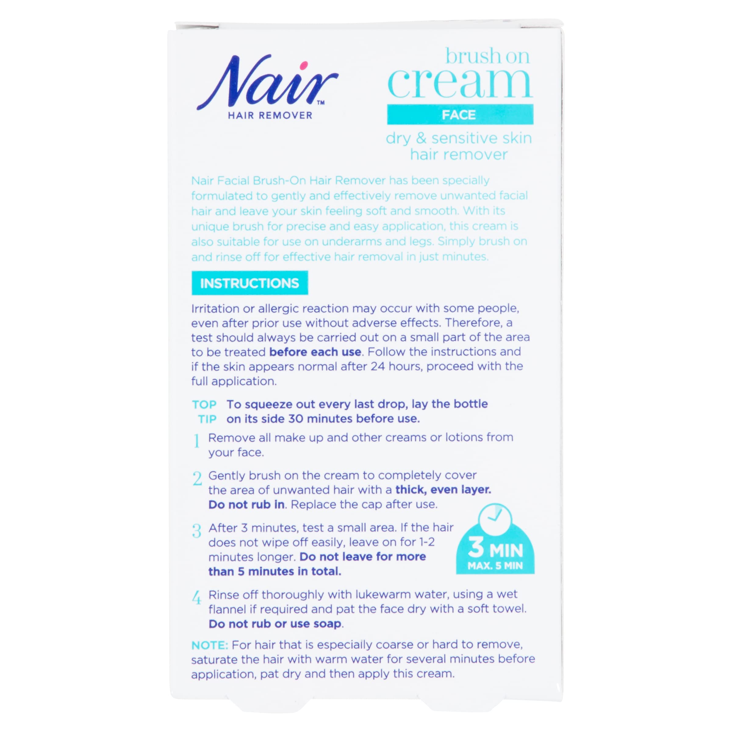 Nair Brush-on Facial Hair Remover (50ml)