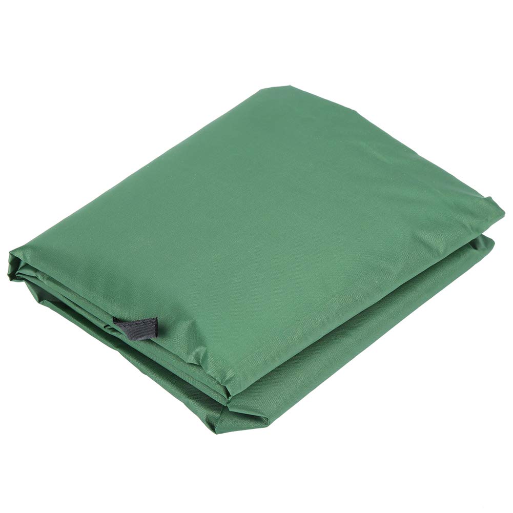Outdoor Swing Cushion Cover, 3 Seater Replacement Swing Seat Pads Cushion for Patio Garden Yard Swing Chair(Green)