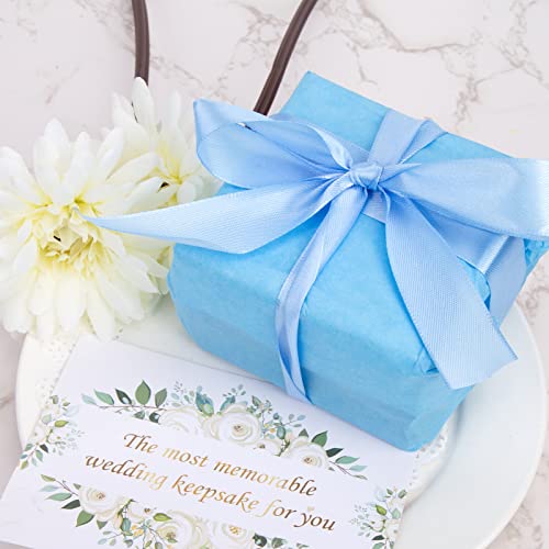 Koogel 320 Sheets Blue Tissue Paper, 14Inch Gift Wrapping Paper Bulk Thickened Craft Tissue Paper for DIY Crafts Party Holiday Gifts Box Decoration