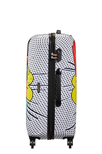 AMERICAN TOURISTER Luggage Suitcase, Multicolored (Captain America Pop Art), L (75 cm-88 L)
