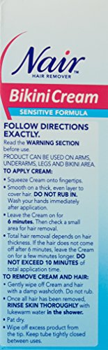 Nair Hair Remover Bikini Cream Sensitive 1.7 Ounce (50ml) (2 Pack)