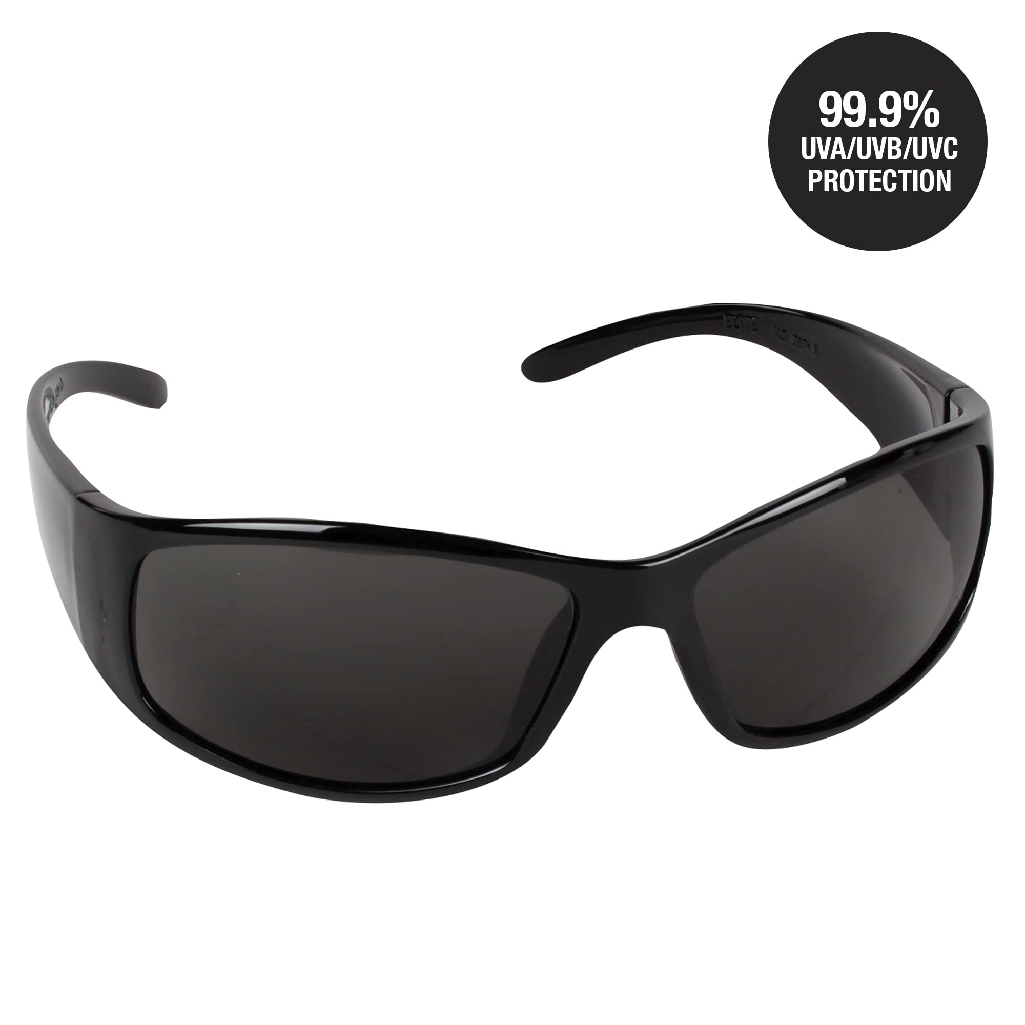 Smith & Wesson® Elite™ Safety Glasses (21303), Smoke Lenses, Black Frame, Unisex Sunglasses for Men and Women (Qty 12)