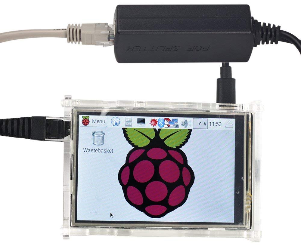 UCTRONICS IEEE 802.3af Micro USB Active PoE Splitter Power Over Ethernet 48V to 5V 2.4A for Tablets, Dropcam or Raspberry Pi 2/3B+ (48V to 5V 2.4A)