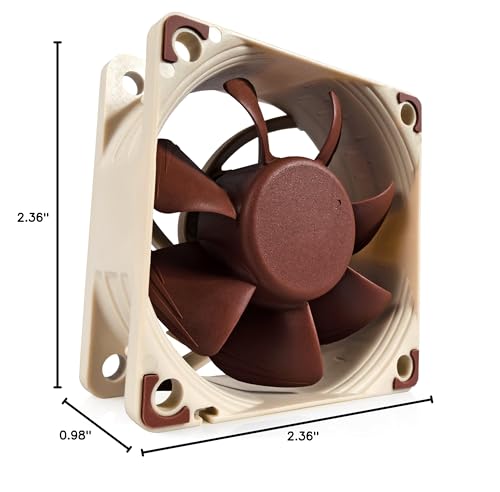 Noctua NF-A6x25 5V PWM, Premium Quiet Fan, 4-Pin, 5V Version (60mm, Brown)
