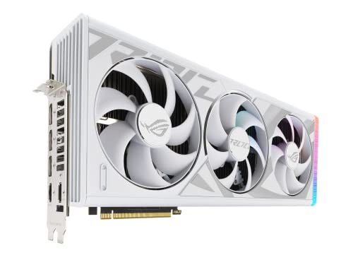 ASUS ROG Strix GeForce RTX ™ 4090 White Edition Gaming Graphics Card (PCIe 4.0, 24GB GDDR6X, HDMI 2.1a, DisplayPort 1.4a)