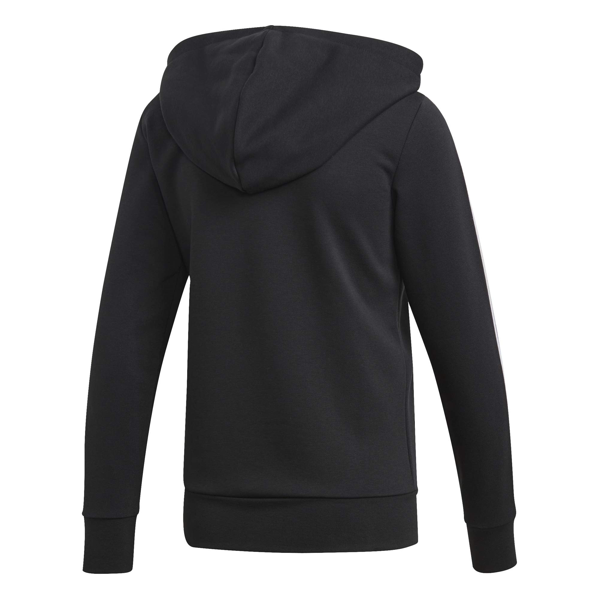 adidas Essentials 3Stripe Fullzip Hoodie - Womens - Black/White - M