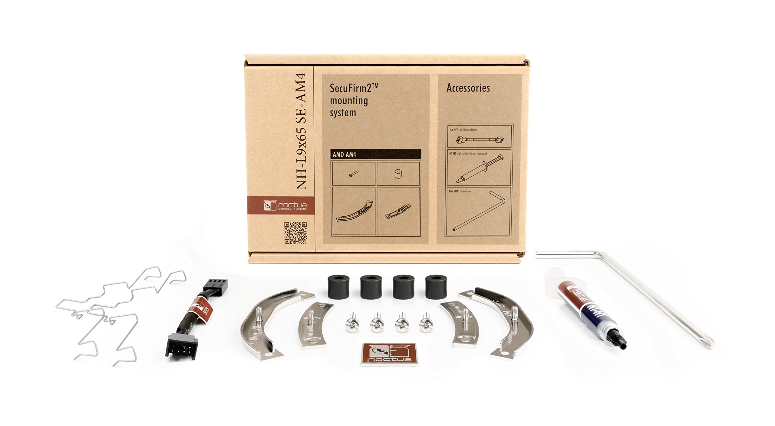 Noctua NH-L9x65 SE-AM4, Premium Low-Profile CPU Cooler with 92mm Fan for AMD AM4 (Brown)