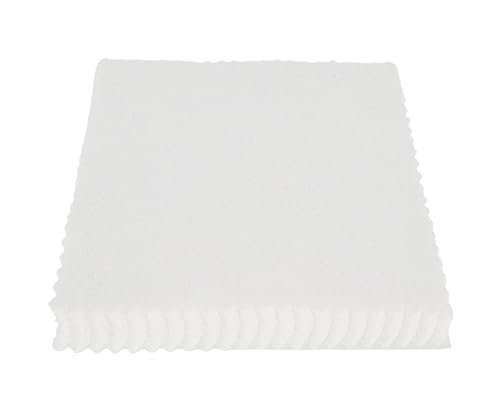 Craft Bunch - 5 inch Charm Pack for Quilting - 42 Precut Cotton Fabric Squares (White)
