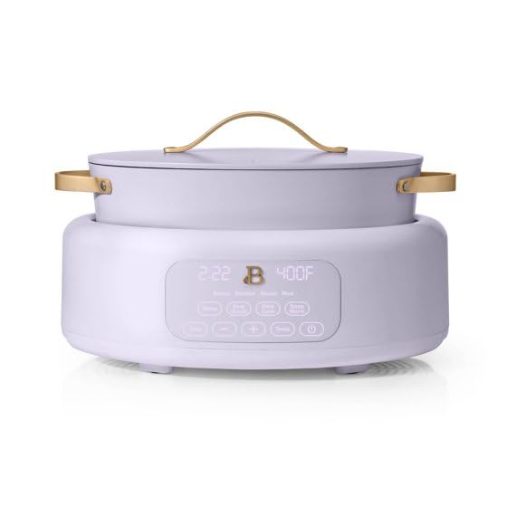 Beautiful 10 - in -1 Electric Multi-Cooker, (Lavender) by Drew Barrymore