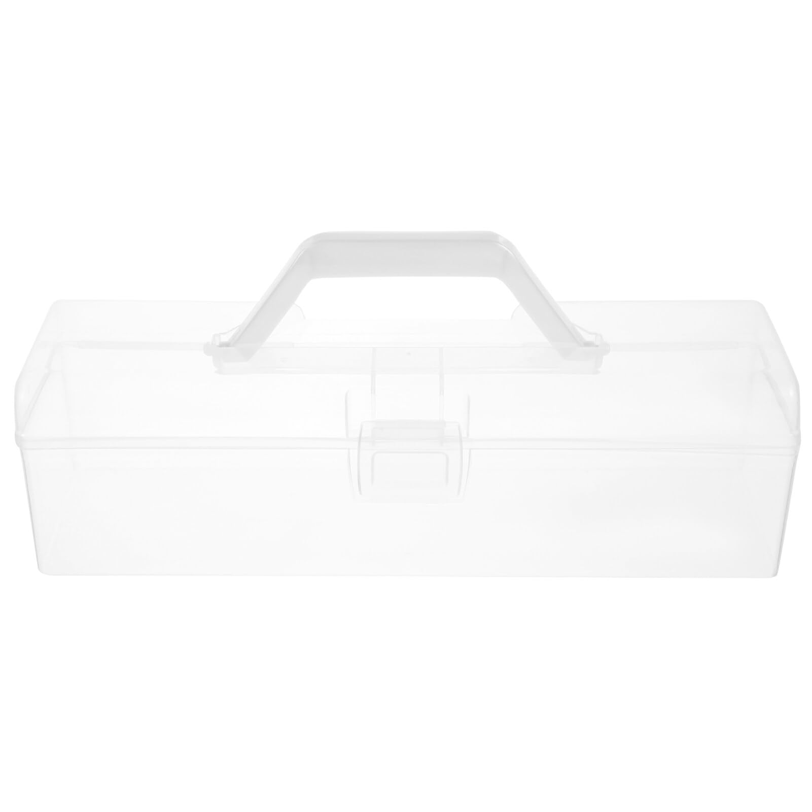 NUOBESTY Decorative Storage Boxes Box transparent paint brush case water color pens case paint brush case The Four Treasures of the Study writing Storage Box portable Tool box
