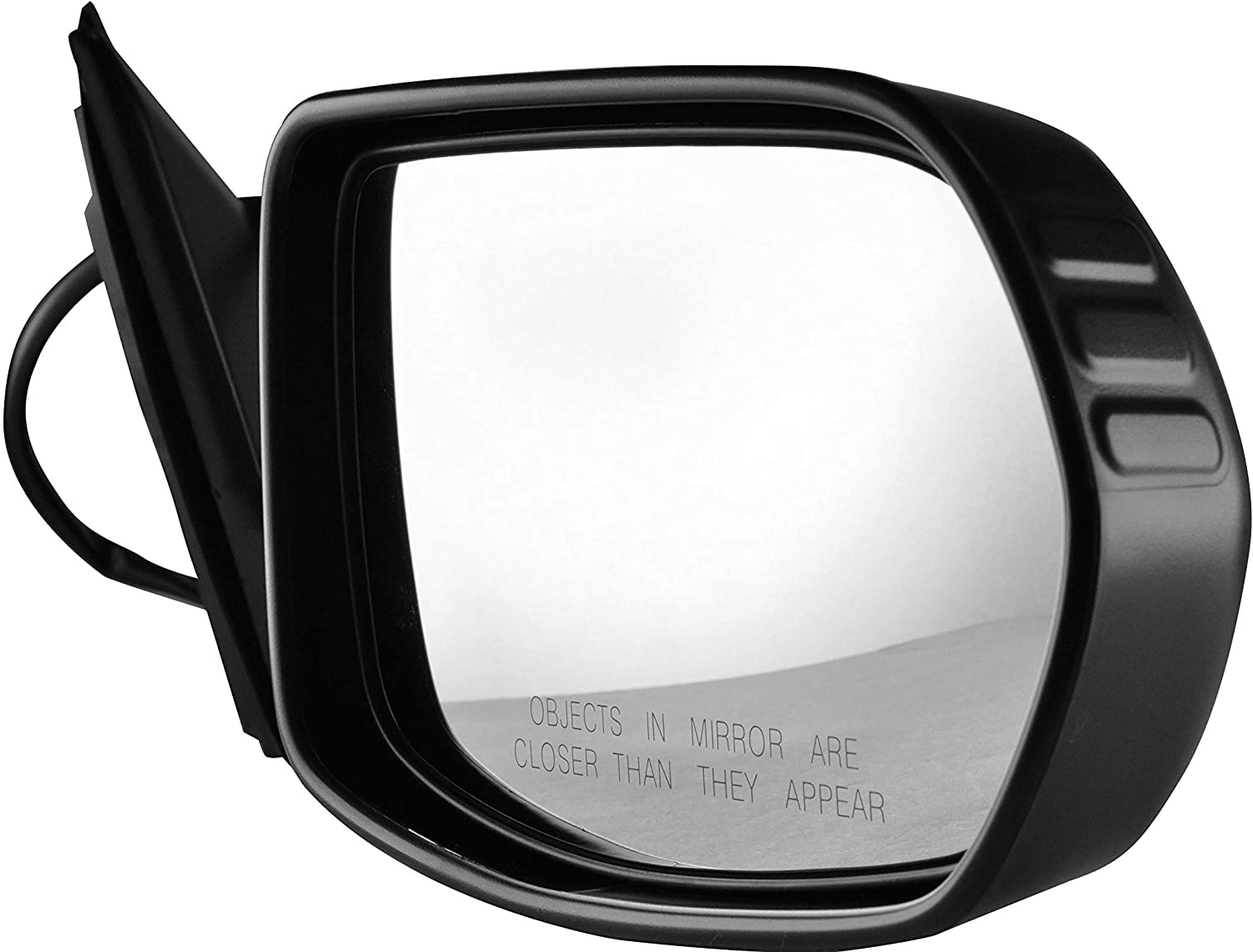 Dependable Direct Right Passenger Side Textured Side View Mirror for 2007-2011 Honda CR-V - Parts Link # HO1321226 OEM # 76200SWAA01