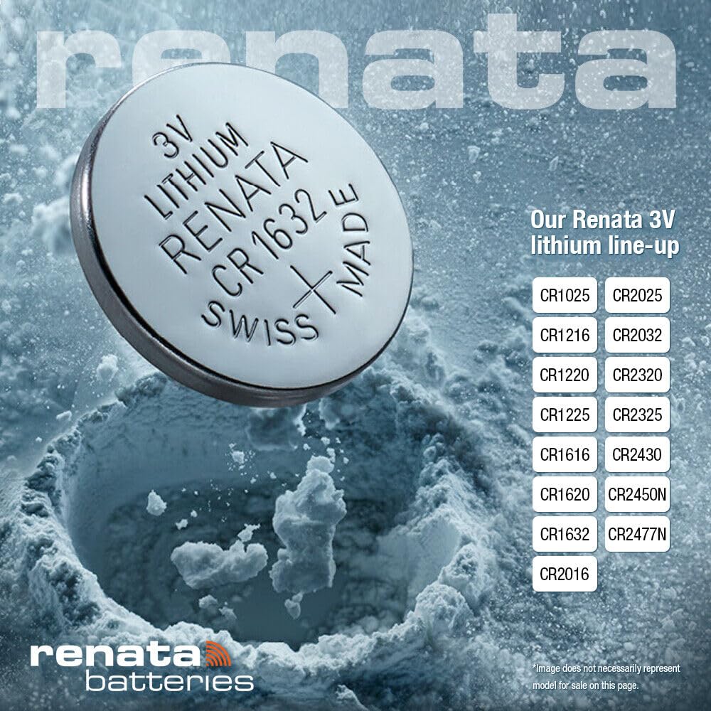 Renata Batteries CR2450N 3 Volt Lithium Coin Battery (4 Pack)