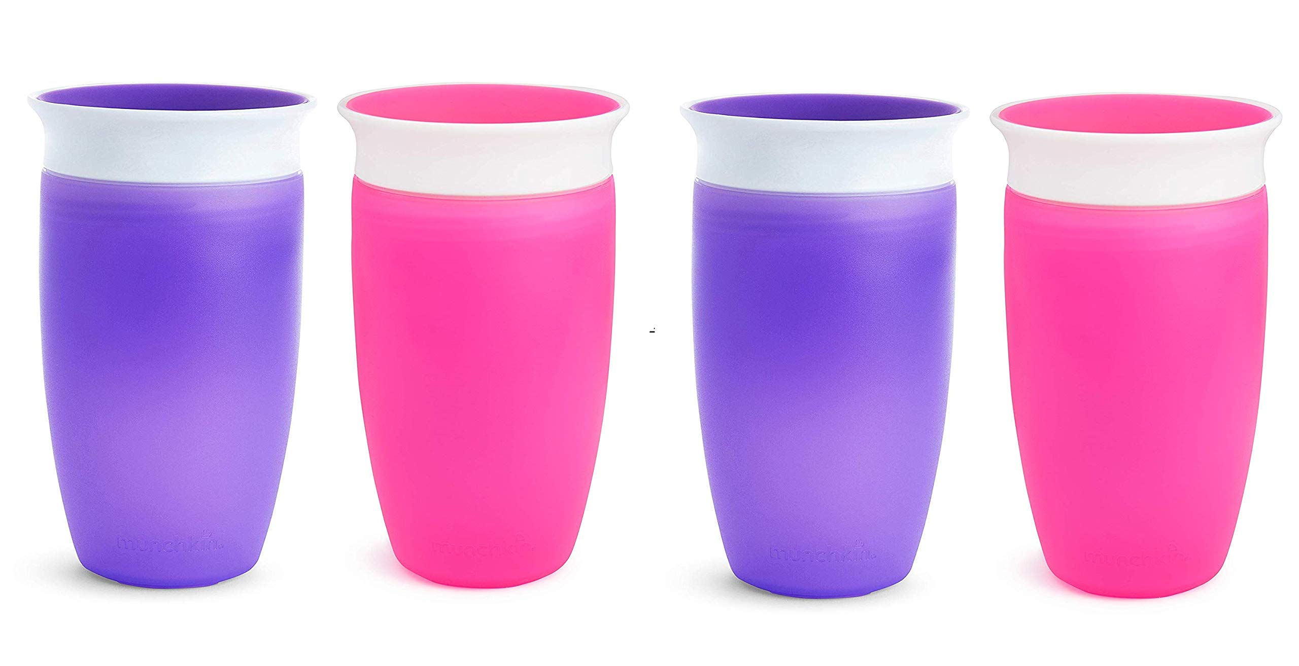 Munchkin Miracle 360 Sippy Cup - Pink/Purple 2 pack