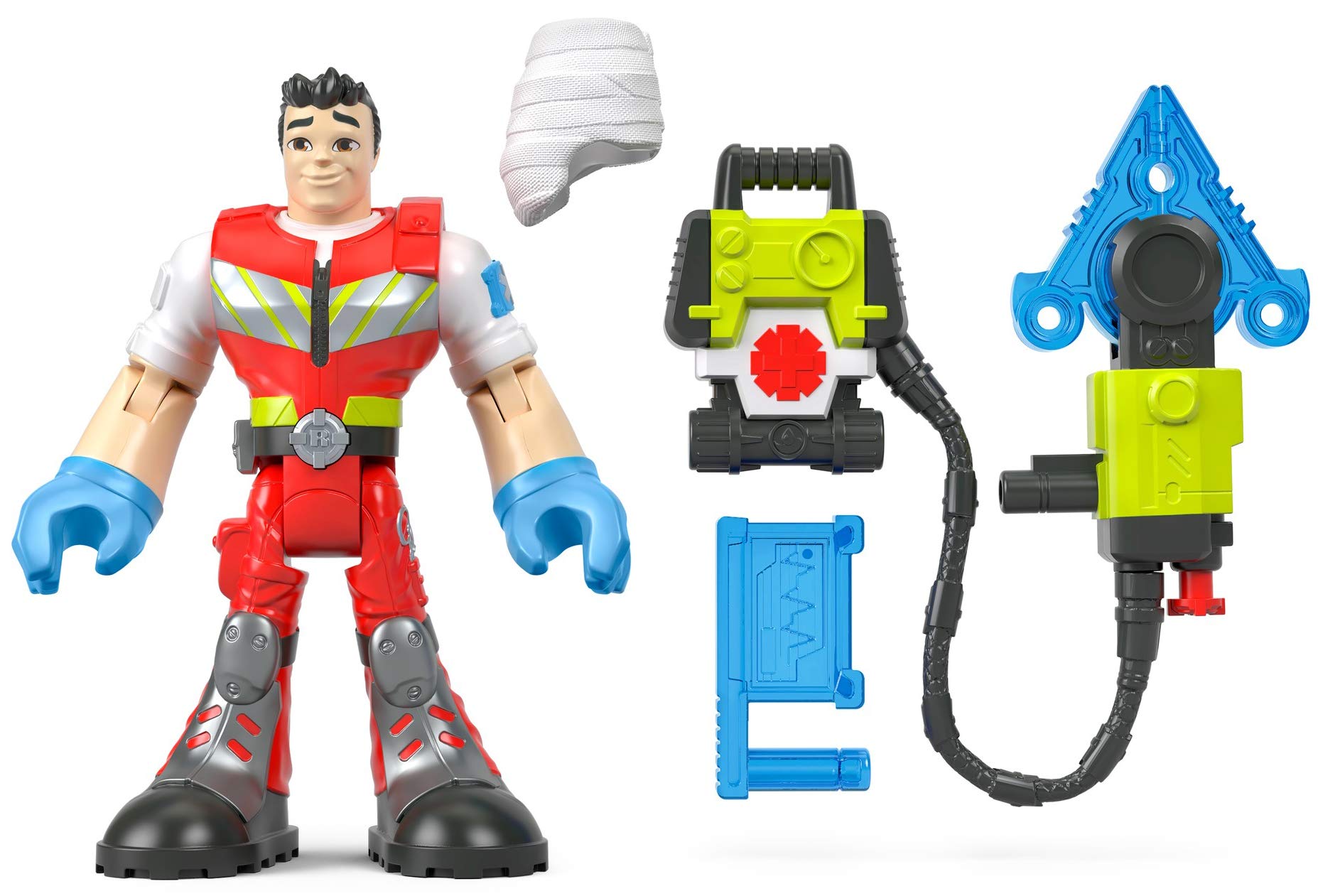 Fisher-Price Rescue Heroes Reed Vitals, 6-Inch Figure with Accessories