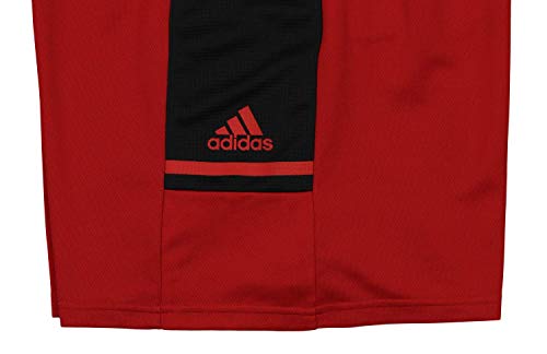 adidas Game Built Player Climalite Short with Pockets, Power Red- Black XX-Large