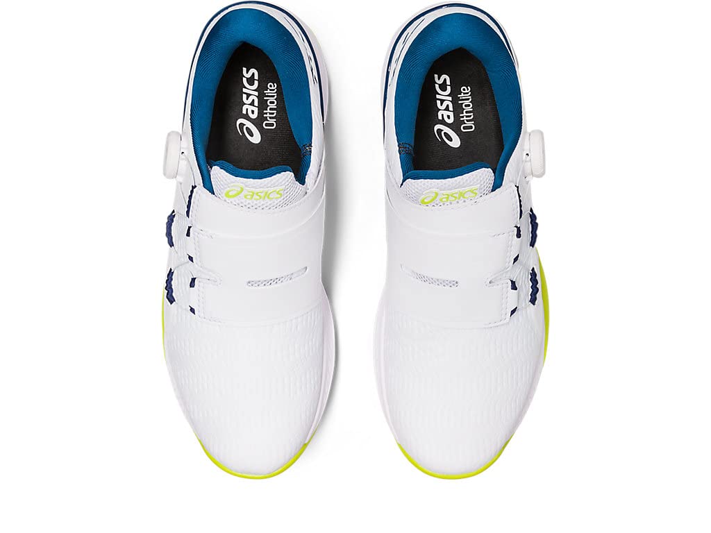 ASICS Men's Gel-Kayano ACE BOA Golf Shoes, 10.5, White/MAKO Blue