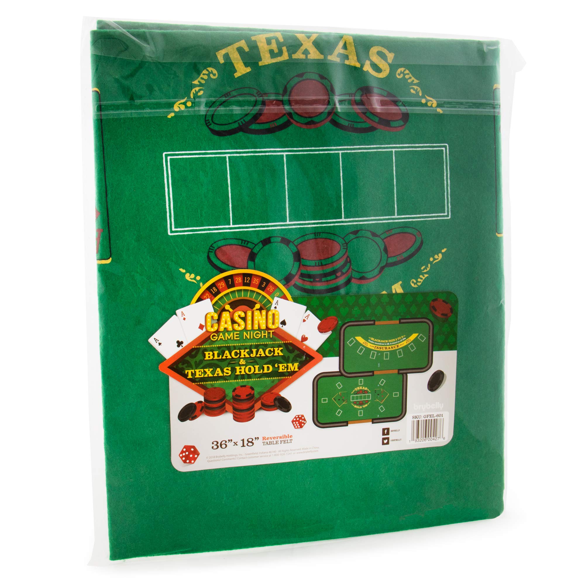 Double-Sided Poker Table & Blackjack Casino Mini Felt | Convenient, Space-Saving 36" x 18" Roll-up Casino Gambling Tabletop Mat | Smooth 2mm for Coffee Table Texas Hold 'Em & Blackjack Card Games
