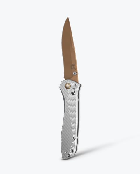 Benchmade - Seven Ten EDC Knife with Gray Aluminum Handles (710FE-24)