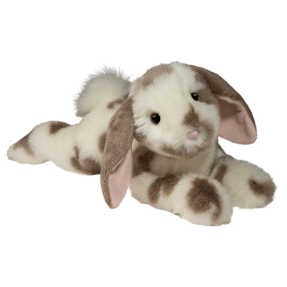 Douglas Ramsey Gray Spotted Bunny Rabbit Plush Stuffed Animal