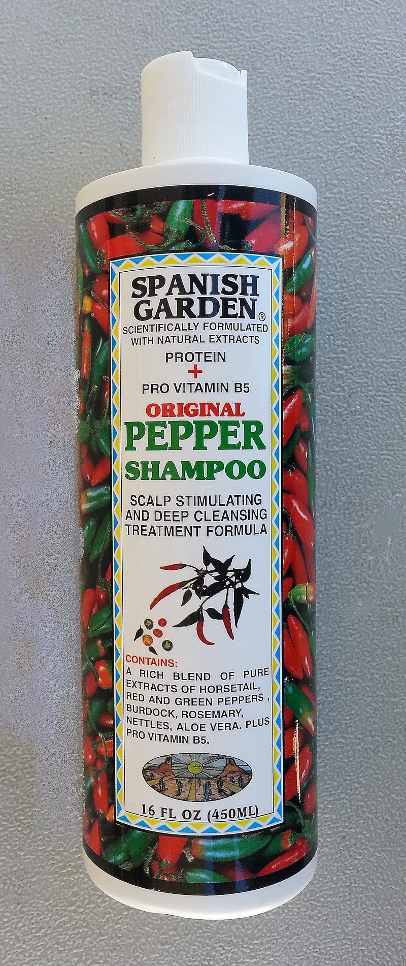 N'iceshop Original Pepper Shampoo By Spanish Garden 16 Oz. & by Spanish Garden