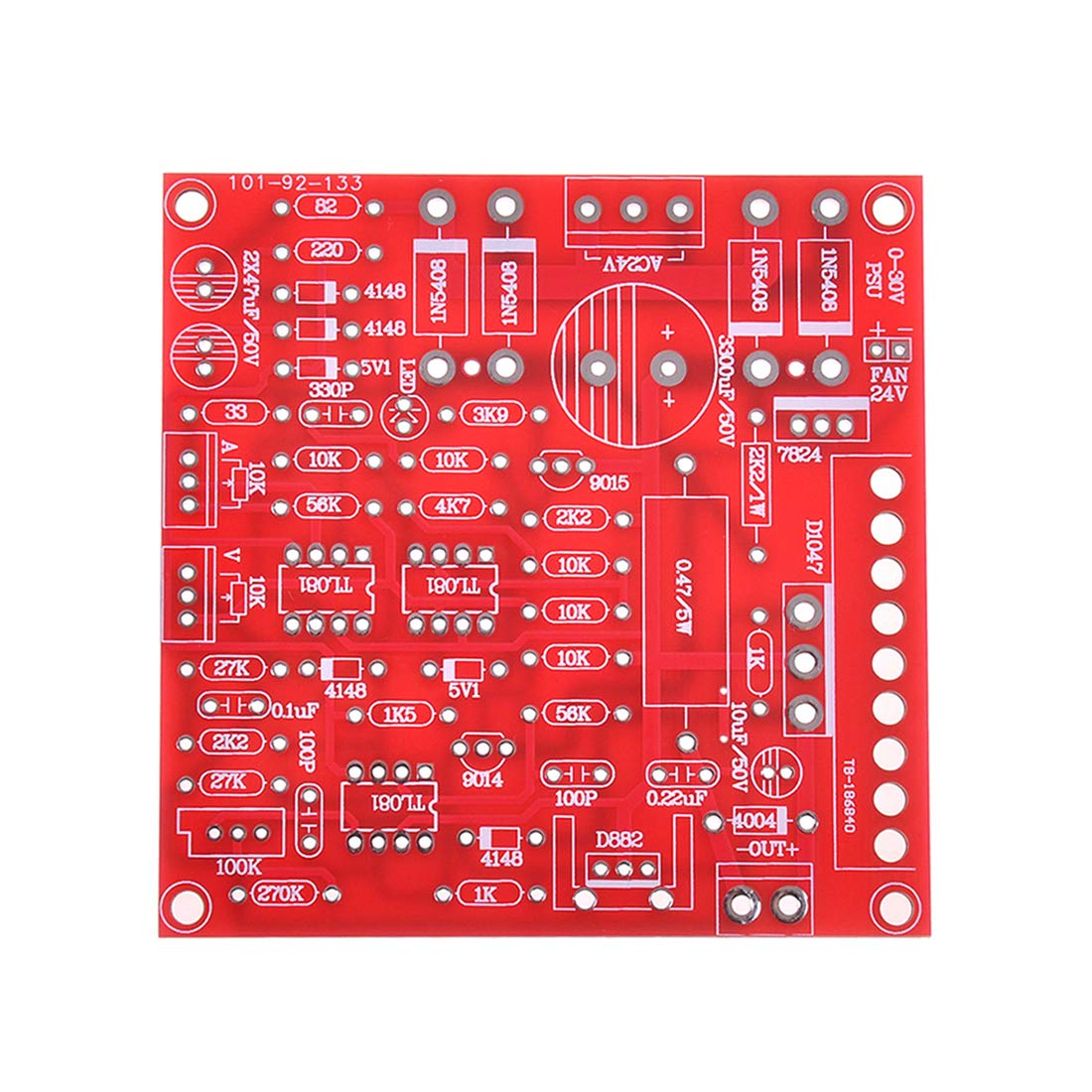 HiLetgo 0-30V 2mA-3A Adjustable DC Regulated Power Supply DIY Kit Short with Protection