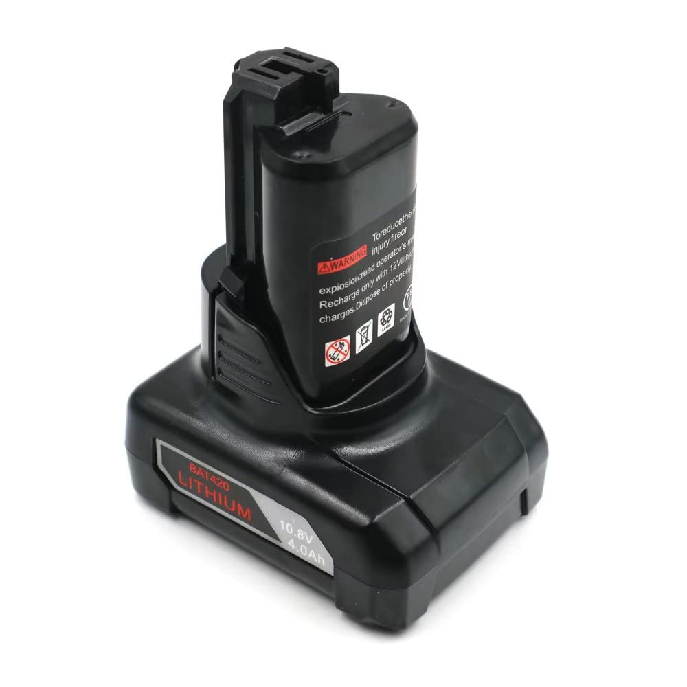 Taurus King Compatible with Bosch 12 Volt Lithium ion Battery 4.0Ah 4000mAh Suitable for 12V Li-ion Electrical Tools Replaceable Batteries