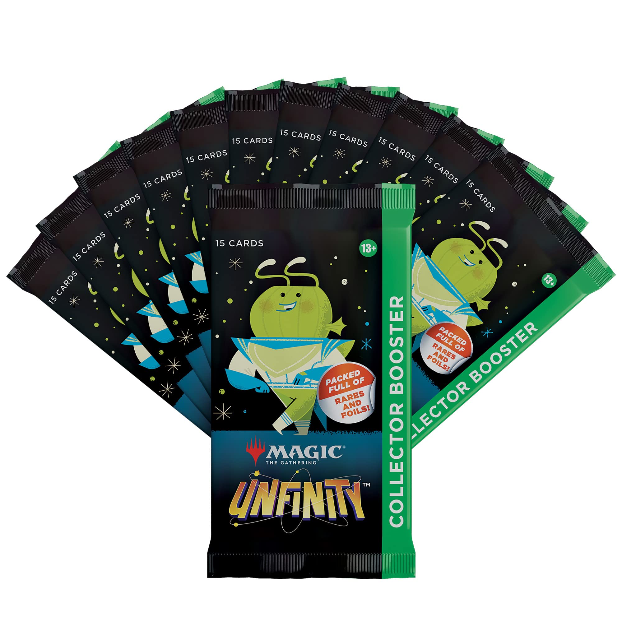 Wizards of the Coast Unfinity Collector Booster Box | 12 Packs + Box Topper (181 Magic Cards)