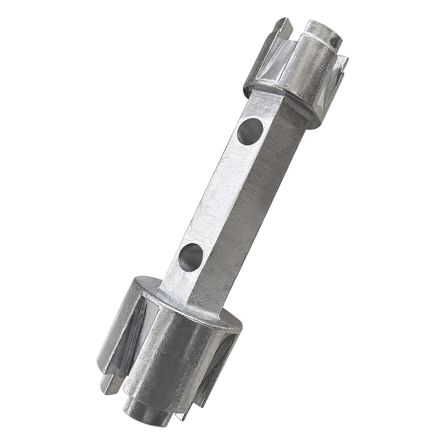 BearHut Tub Drain Remover Wrench Removal Tool Dual Ended Dumbell Wrench Heavy Duty Aluminum