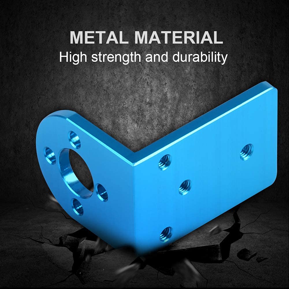 Dilwe RC Motor Base, Metal L Shape Motor Mounting Holder Seat Base for 370 380 390 2030 2040 2435 Motors