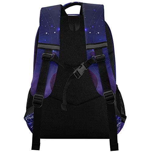 ALAZA Dreamcatcher Moon Sun Dream Catcher Backpack Purse for Women Men Personalized Laptop Notebook Tablet School Bag Stylish Casual Daypack, 13 14 15.6 inch
