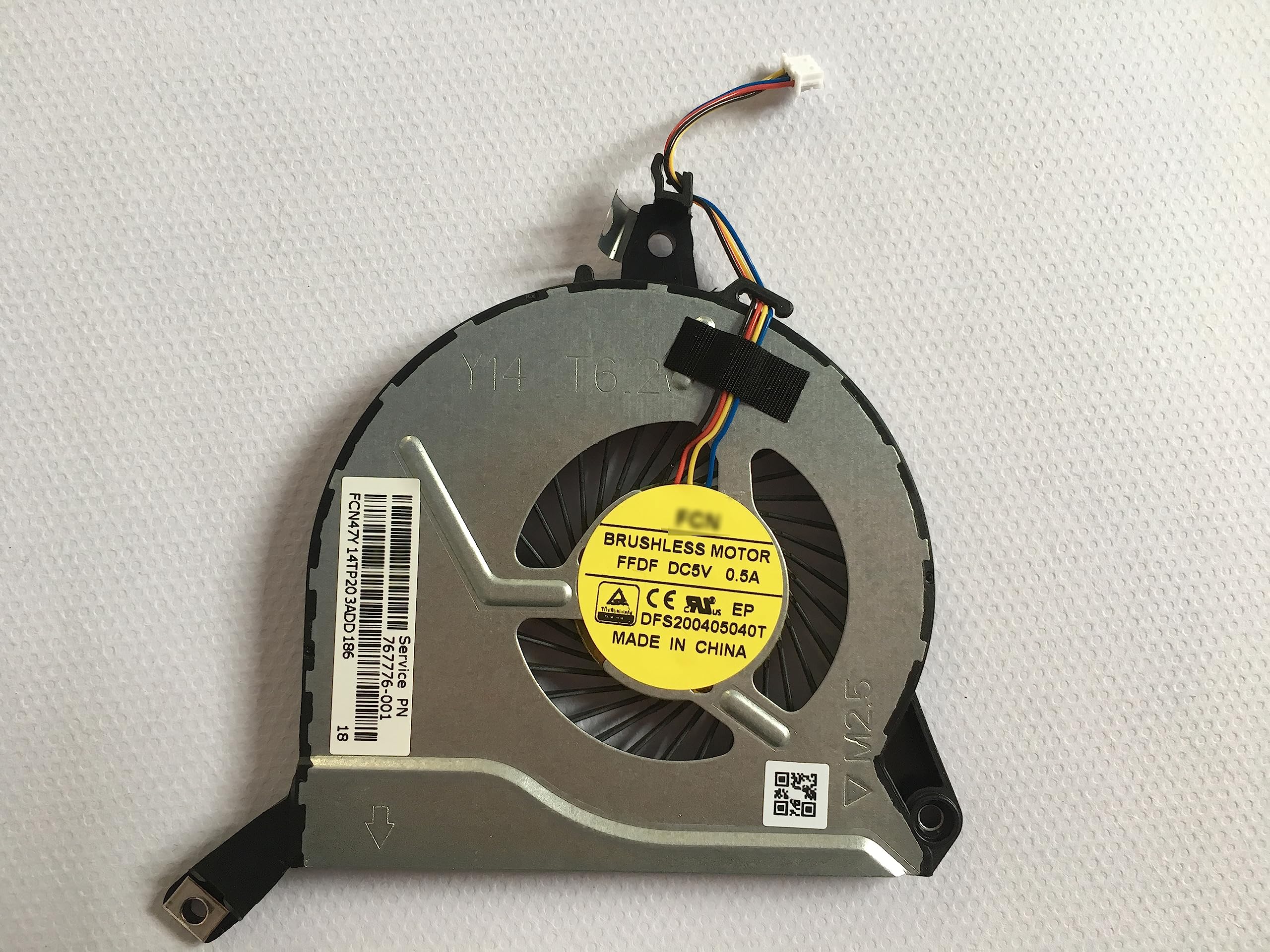 Hk-Part CPU Cooling Fan for HP Pavilion 767776-001 767706-001 773447-001 767712-001 773384-001 Notebook PC