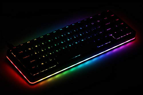DROP ALT High-Profile Mechanical Keyboard — 65% (67 Key) Gaming Keyboard, Hot-Swap Switches, Programmable Macros, Backlit RGB LED, USB-C, Doubleshot PBT, Aluminum Frame (Kaihua Speed Silver, Black)