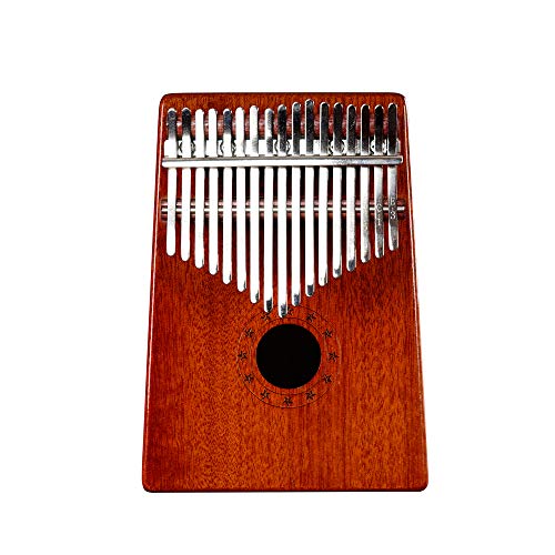 Amazon Basics Portable 17 Key Thumb Piano Kalimba, Natural