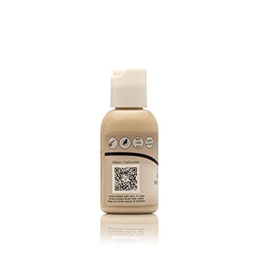 Glass Polish 14017 Plastic & Acrylic Polishing Compound for Professional High-Gloss Micro Finishes - 1.7oz