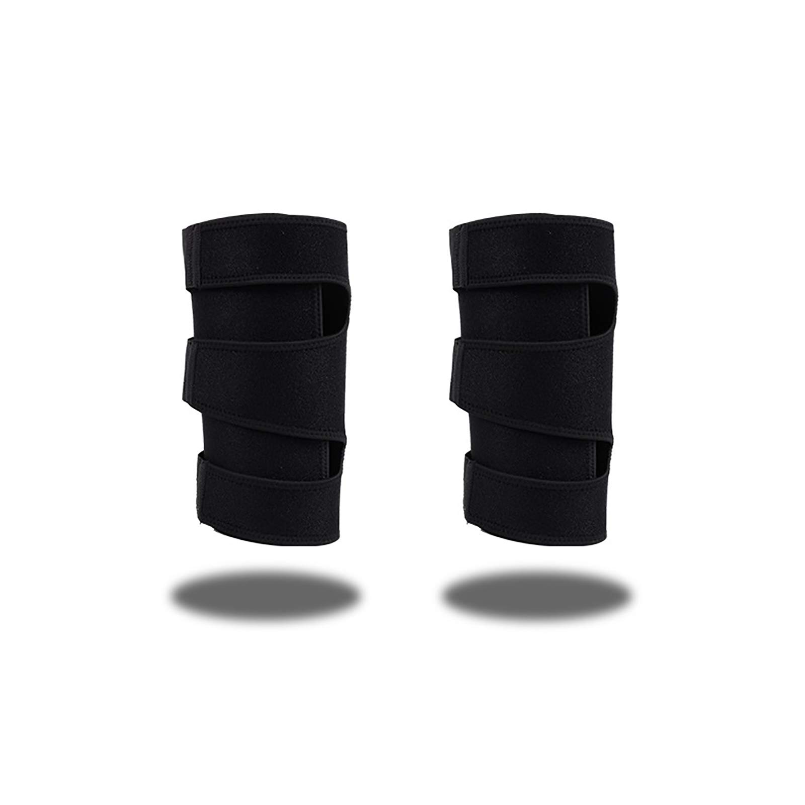 ASkinds Adjustable Calf Brace Shin Splint Support Leg Compression Sleeve Calf Wrap Support for Men Women Sports Strain Injury(Black)