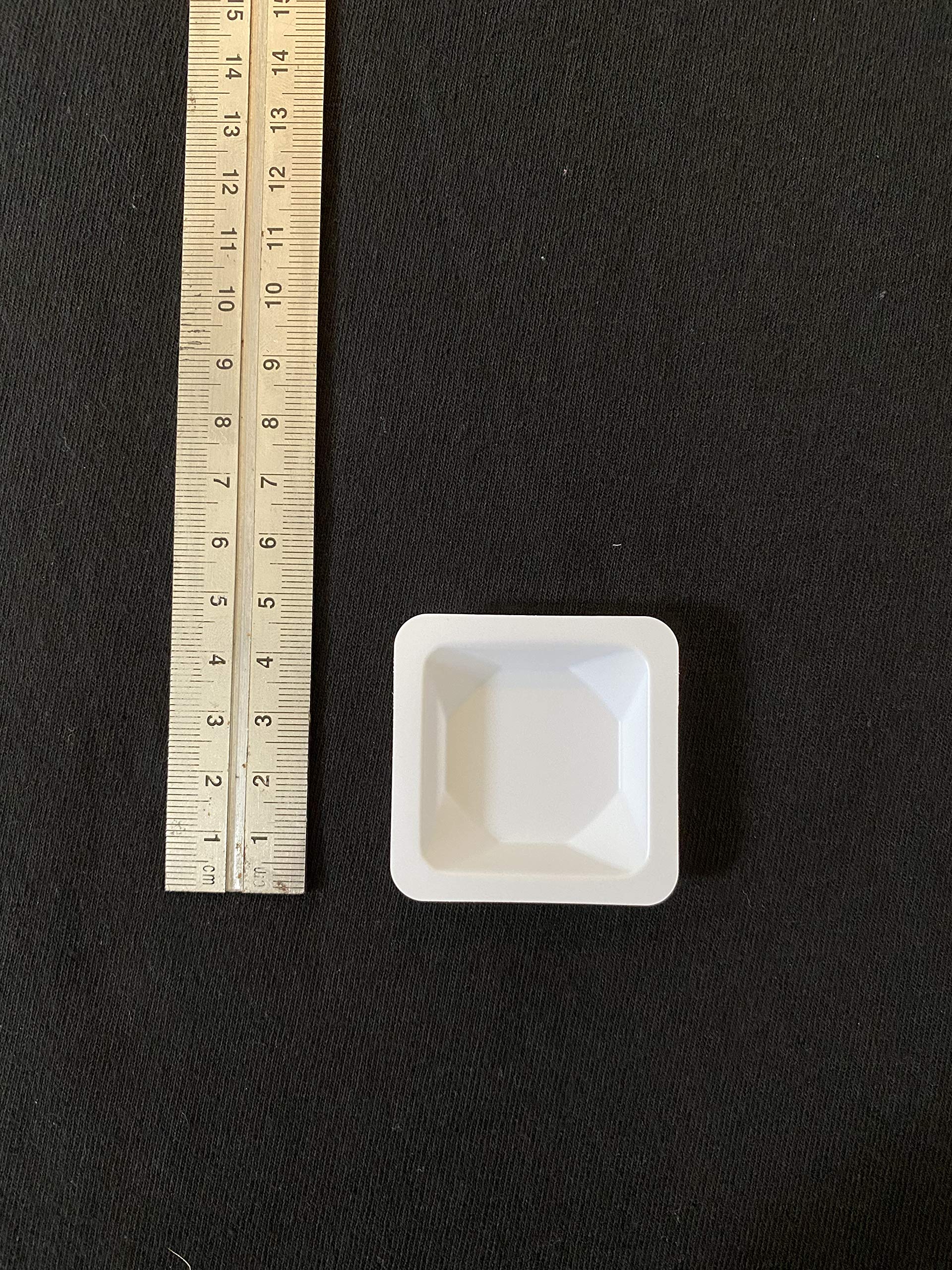 Standard Weighing Boats, W-S46-WH-50, 46mm, Small, White, Pack of 50