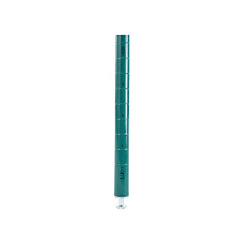 Nexel Wire Shelving, Green Epoxy, 60" W X 24" D X 74" H