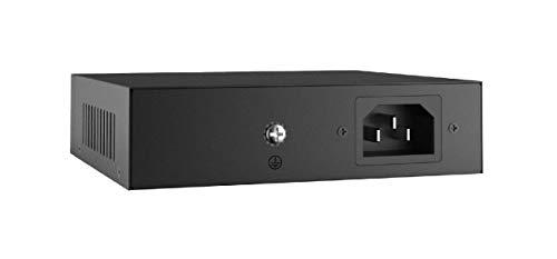 Netis PE6105 5-Port 10/100Mbps Speed Fast Ethernet PoE+ Switch | 4 Port PoE 65W Power and 1 Port Uplink with IEEE 802.3at/af Compliant Powered Devices
